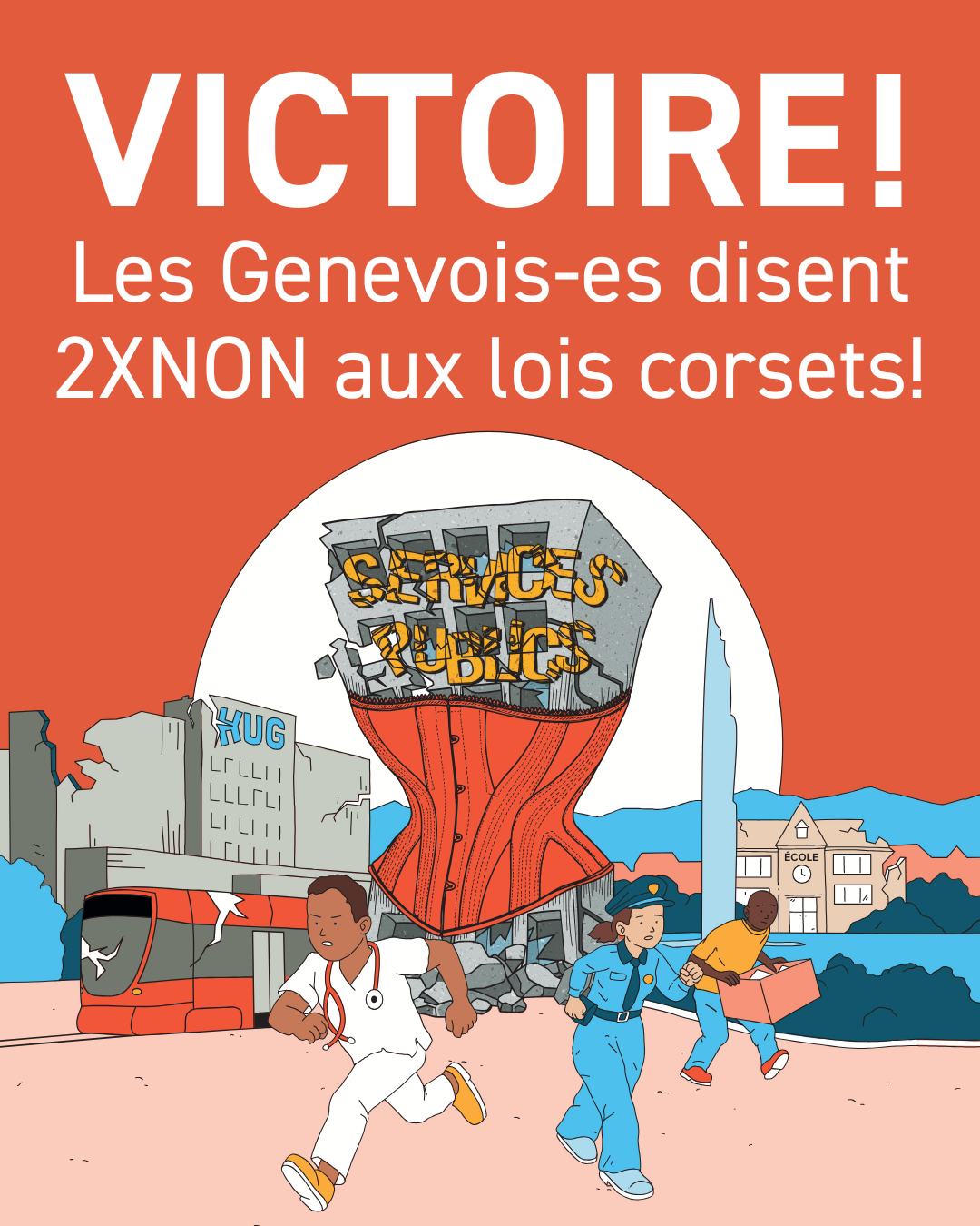 Victoire populaire contre les lois corsets et contre le démantèlement ...